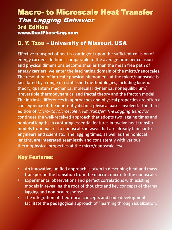 【Hardcopies】Macro- to Microscale Heat Transfer: The Lagging Behavior ...